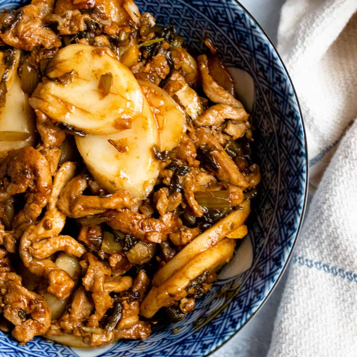 Chinese Stir-Fry Rice Cakes - The Floured Camera