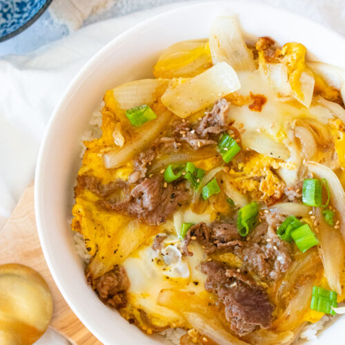Gyudon (Japanese Beef Rice Bowl) - The Floured Camera