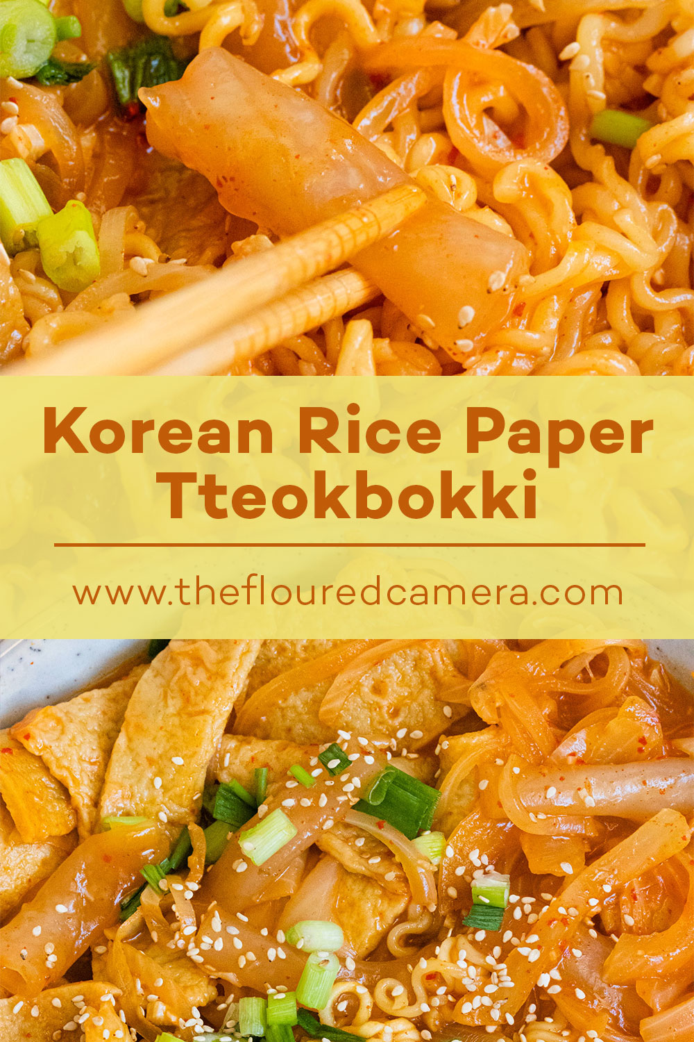 Korean Rice Paper Tteokbokki - The Floured Camera