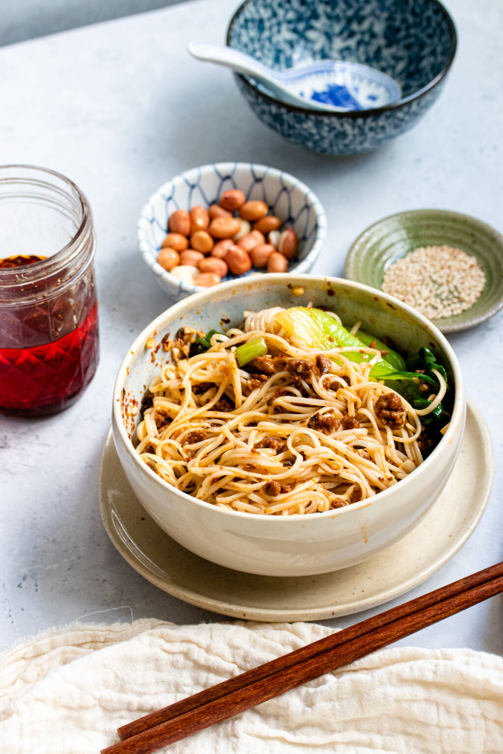Authentic Sichuan Dan Dan Noodles - The Floured Camera
