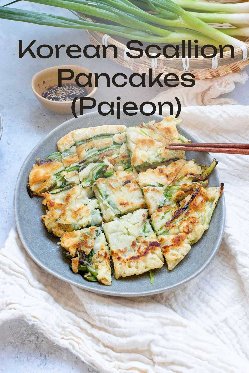 Korean Scallion Pancakes (Pajeon) - The Floured Camera
