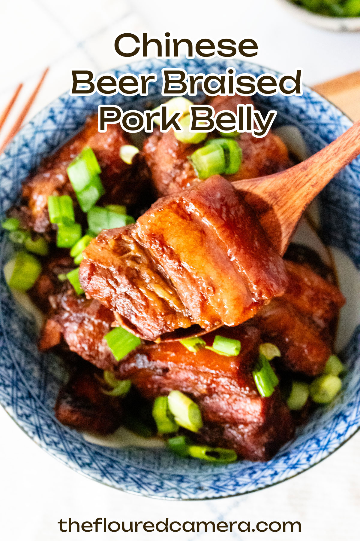 Chinese Beer-Braised Pork Belly - The Floured Camera